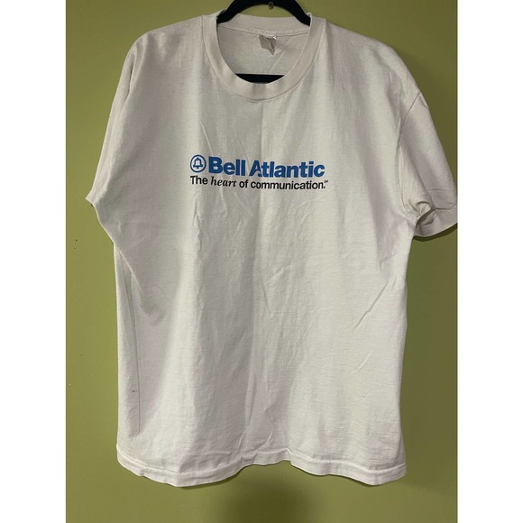 Vintage | Shirts | Vintage Bell Atlantic Made In Usa Xl White Mens ...